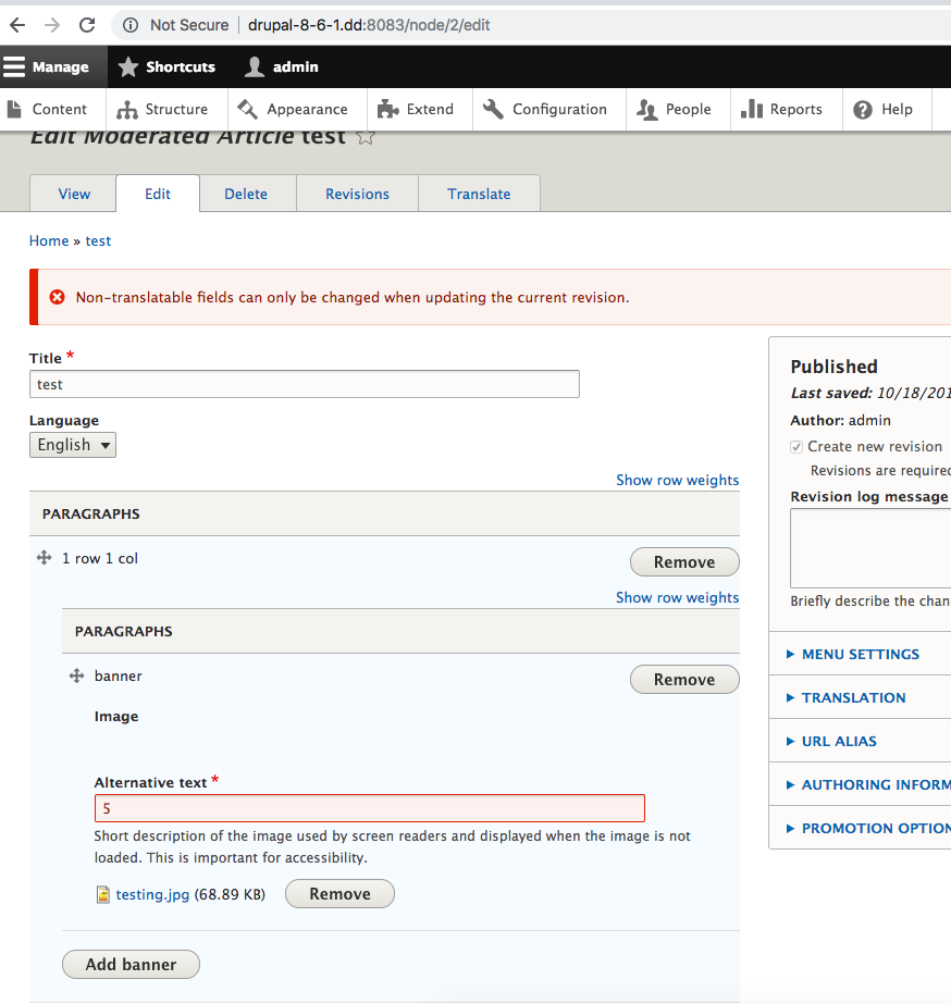 Error when save translation [#2956311] | Drupal.org